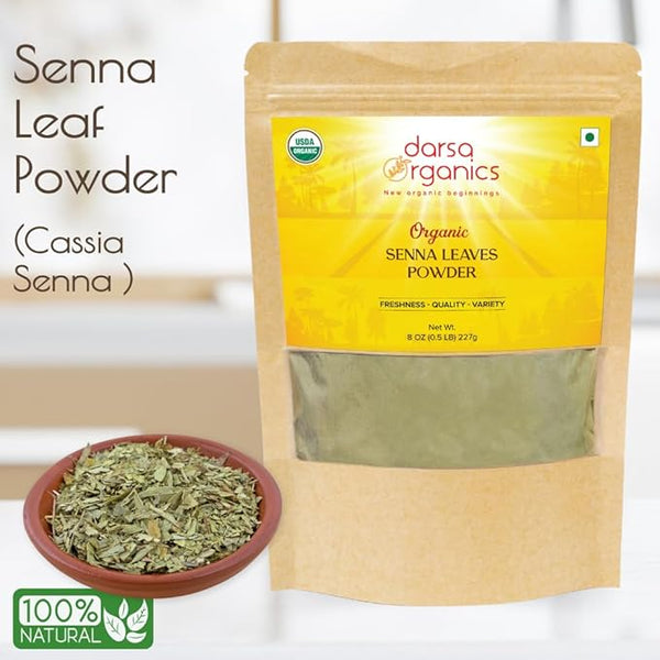Organic Senna Leaves Powder – Darsa Organics